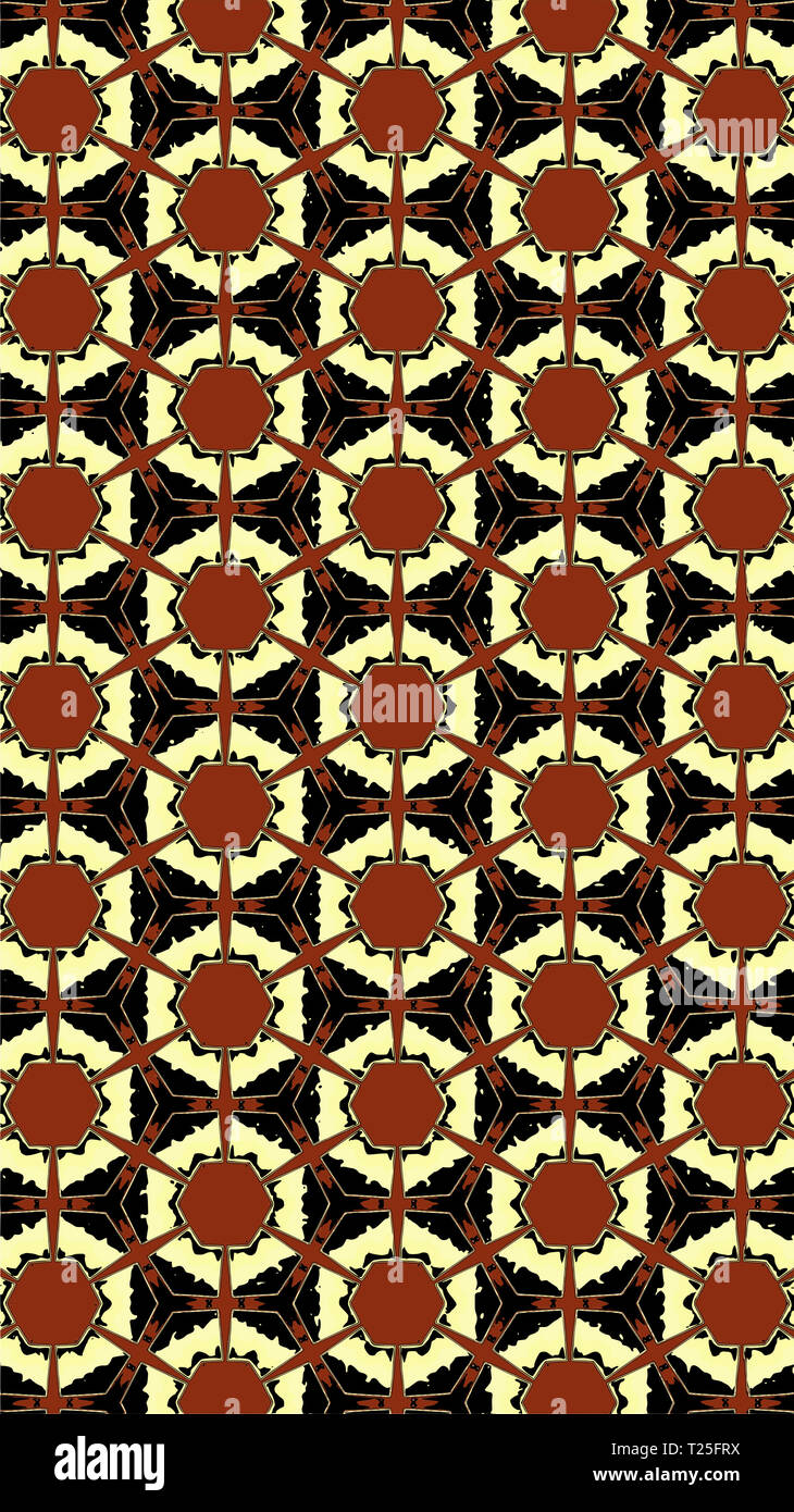 Ornate geometric pattern and abstract multicolored background Stock ...