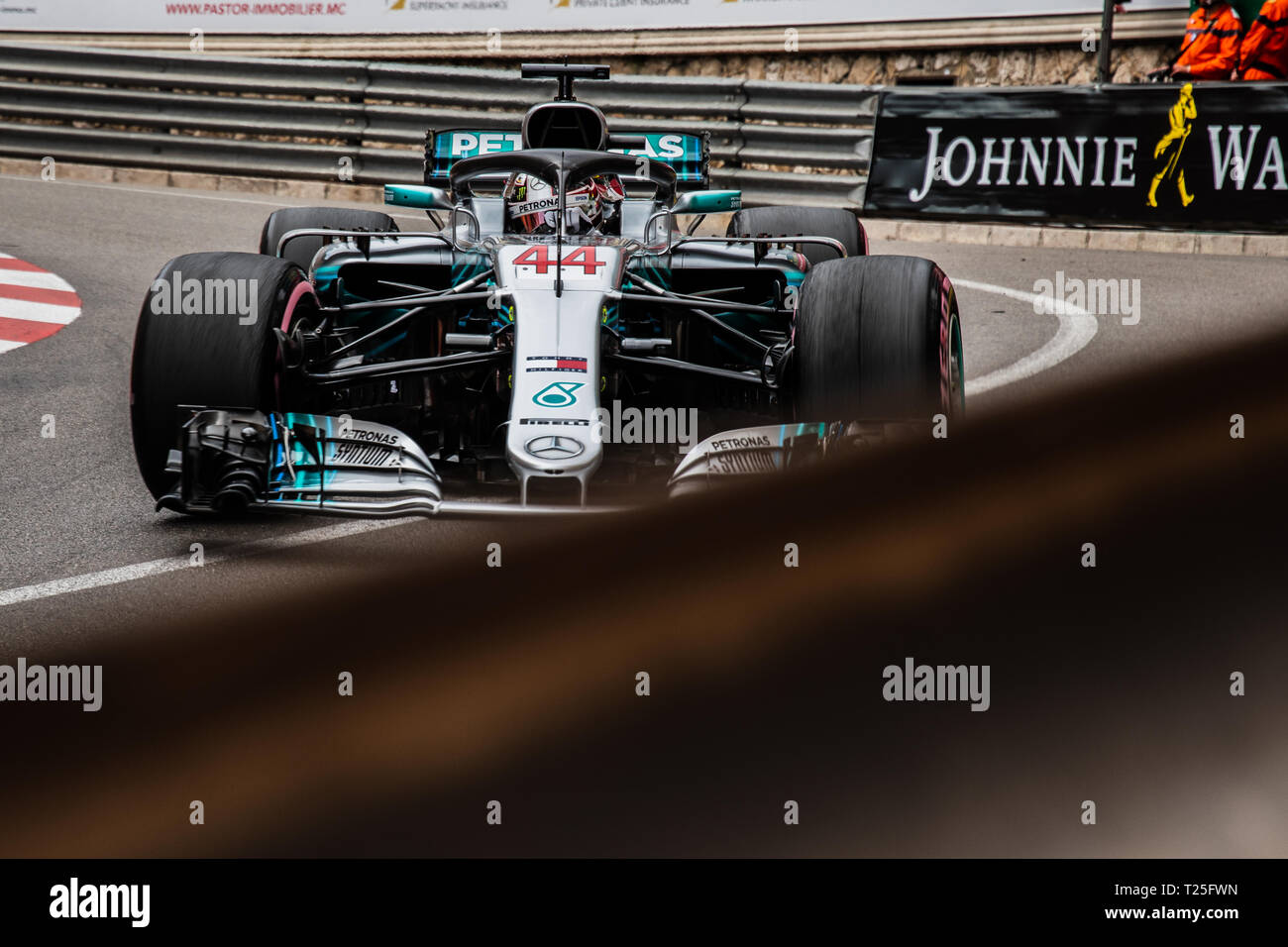 Monte Carlo/Monaco - 05/24/2018 - World champion #44 Lewis Hamilton ...