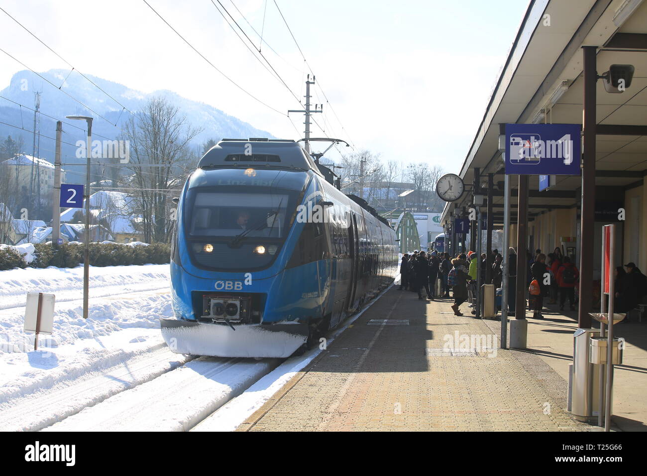 The Austrian Federal Railway or obb train is the main train system in ...