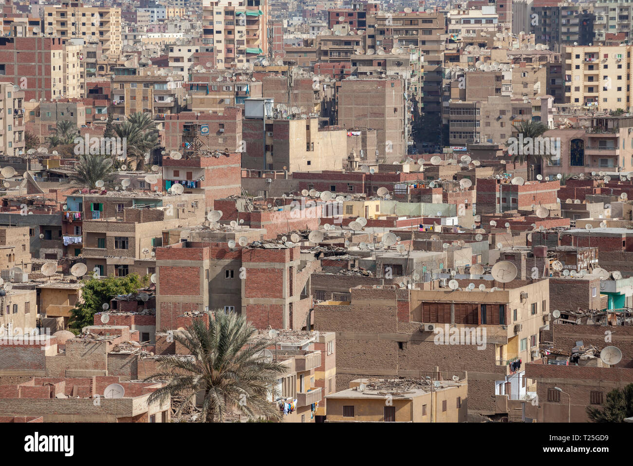 View of the area of the modern part of Cairo, Egypt Stock Photo - Alamy