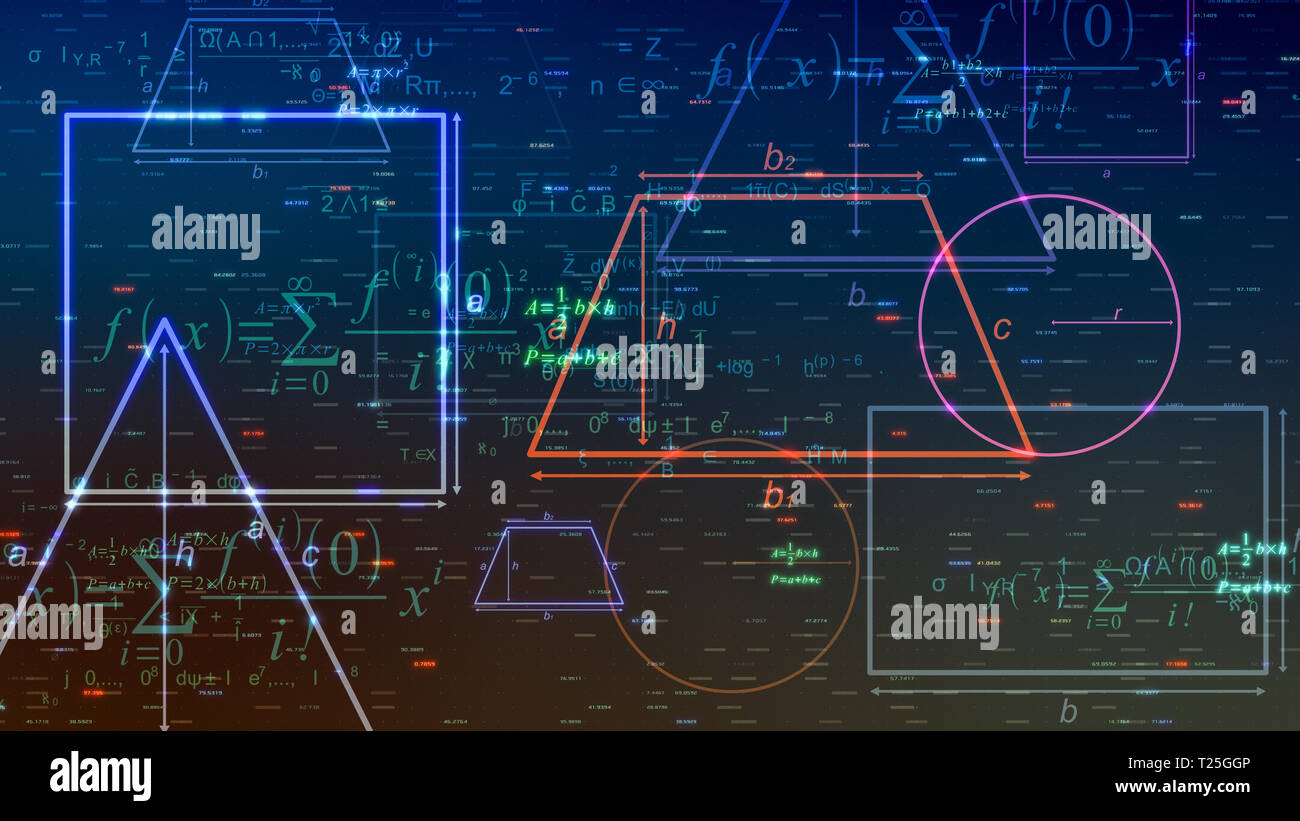 Abstract math background red graph hi-res stock photography and images ...
