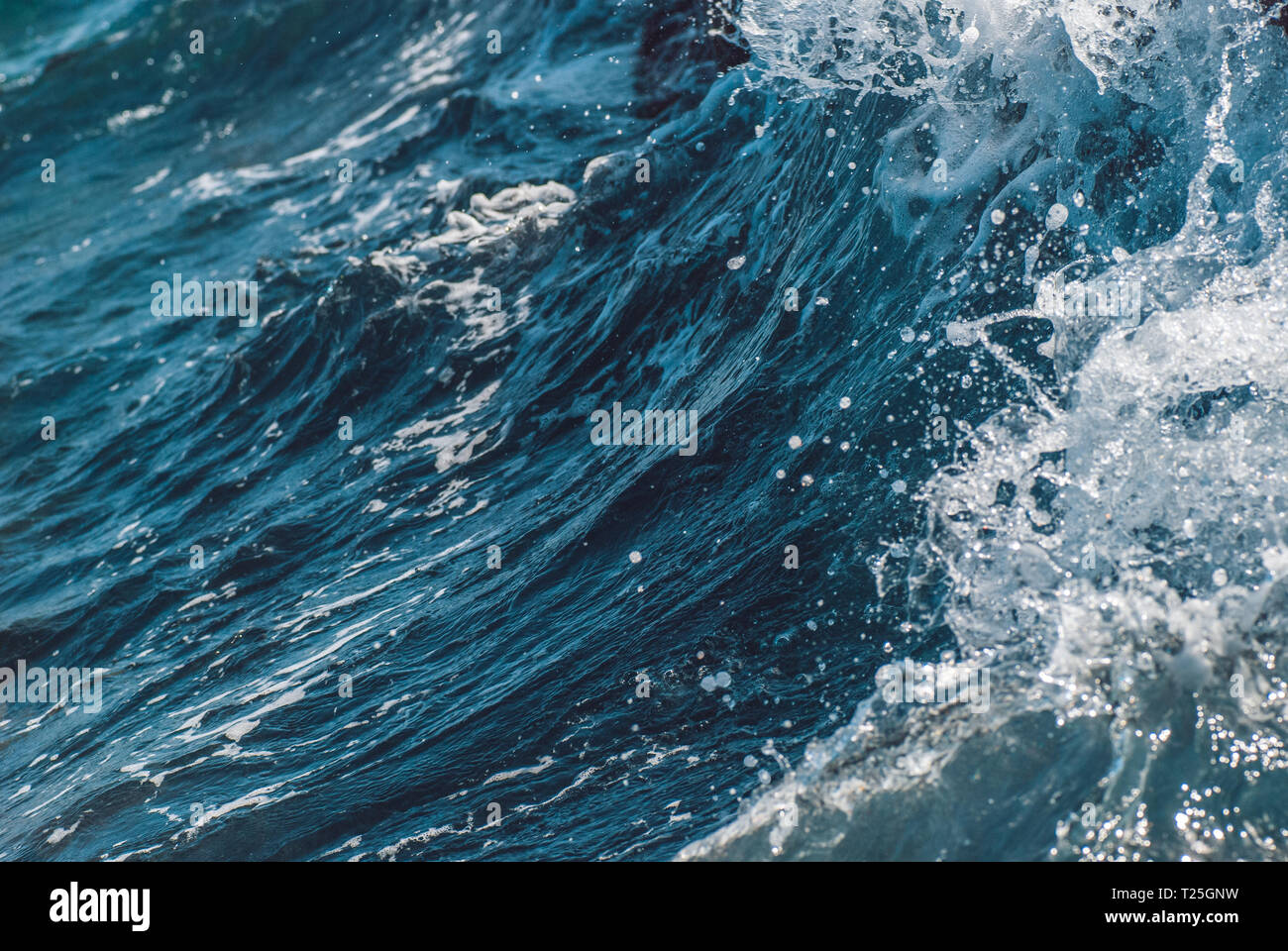 Giant Ocean wave during storm. Vacation summer fresh picture Stock ...