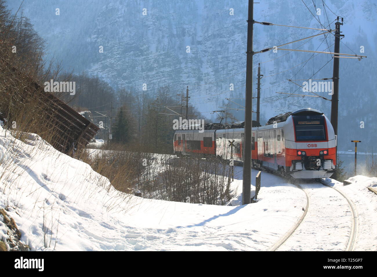 The Austrian Federal Railway or obb train is the main train system in ...