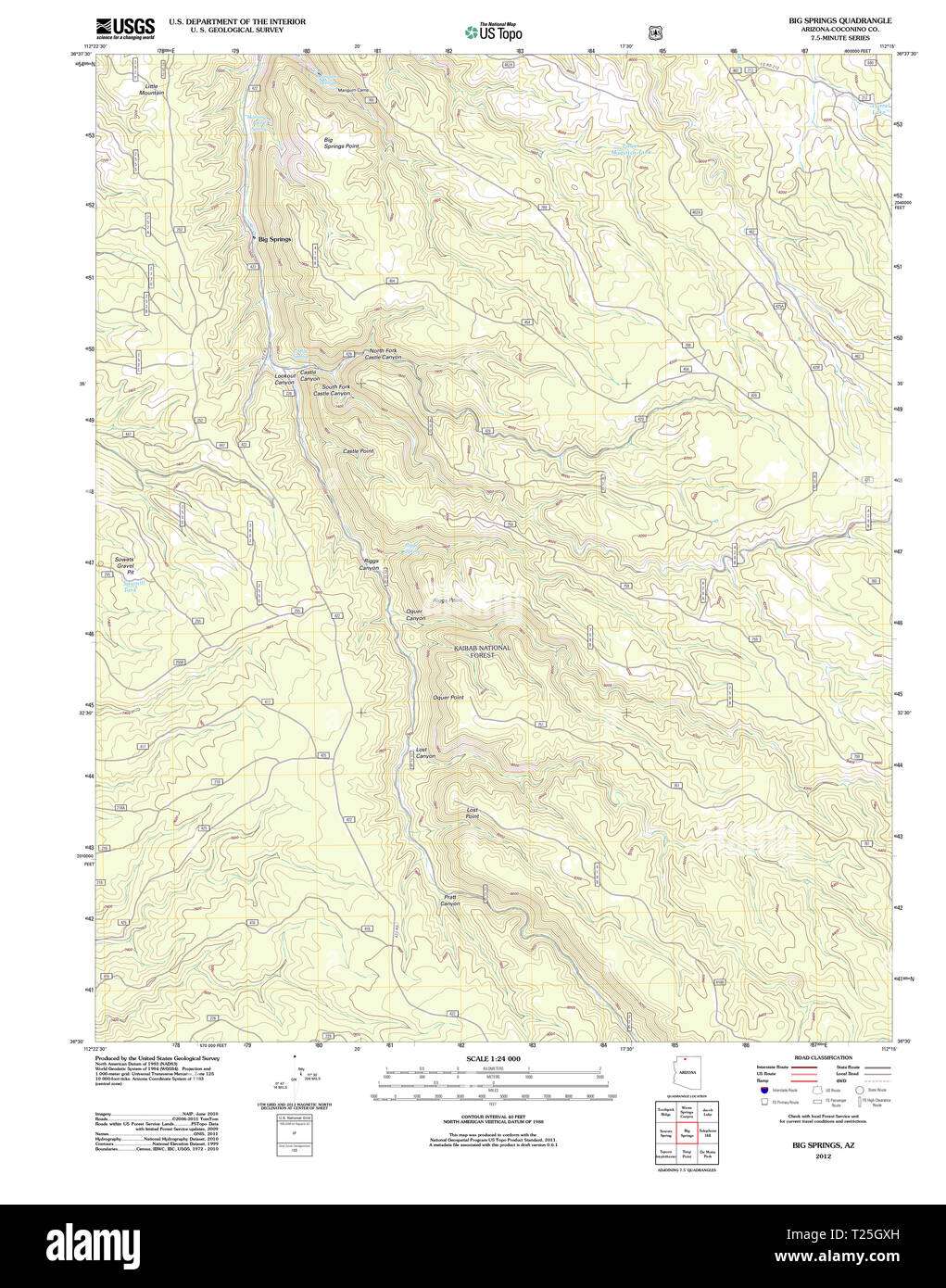 Big springs map hi-res stock photography and images - Alamy