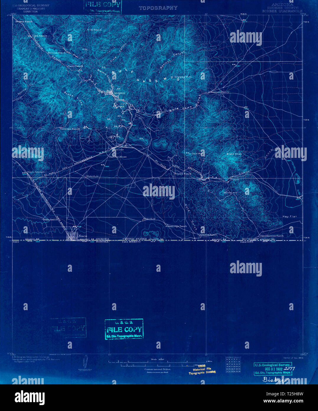 Bisbee map hi-res stock photography and images - Alamy