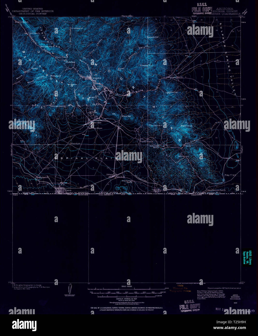 Map of bisbee hi-res stock photography and images - Alamy