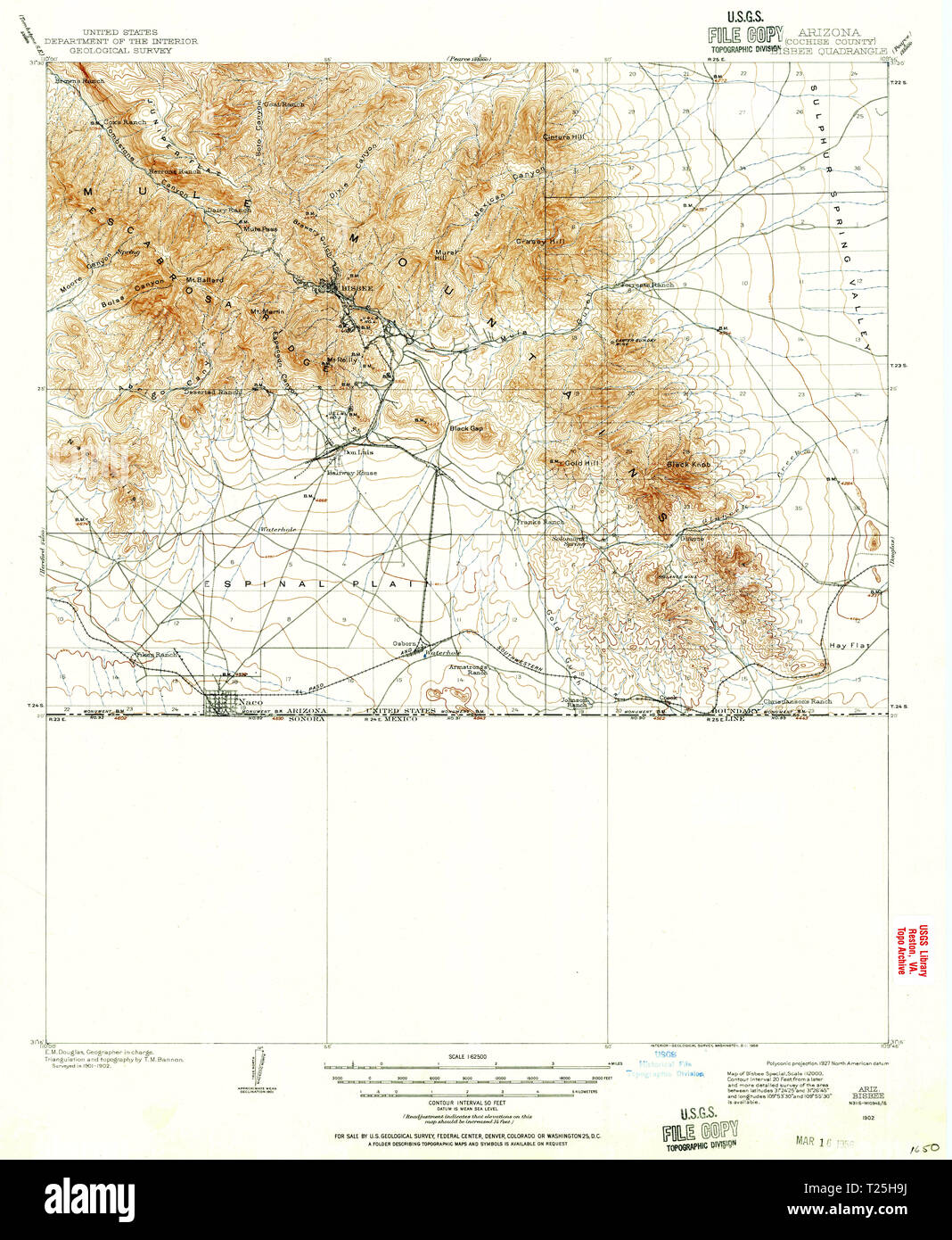 Map of bisbee hi-res stock photography and images - Alamy