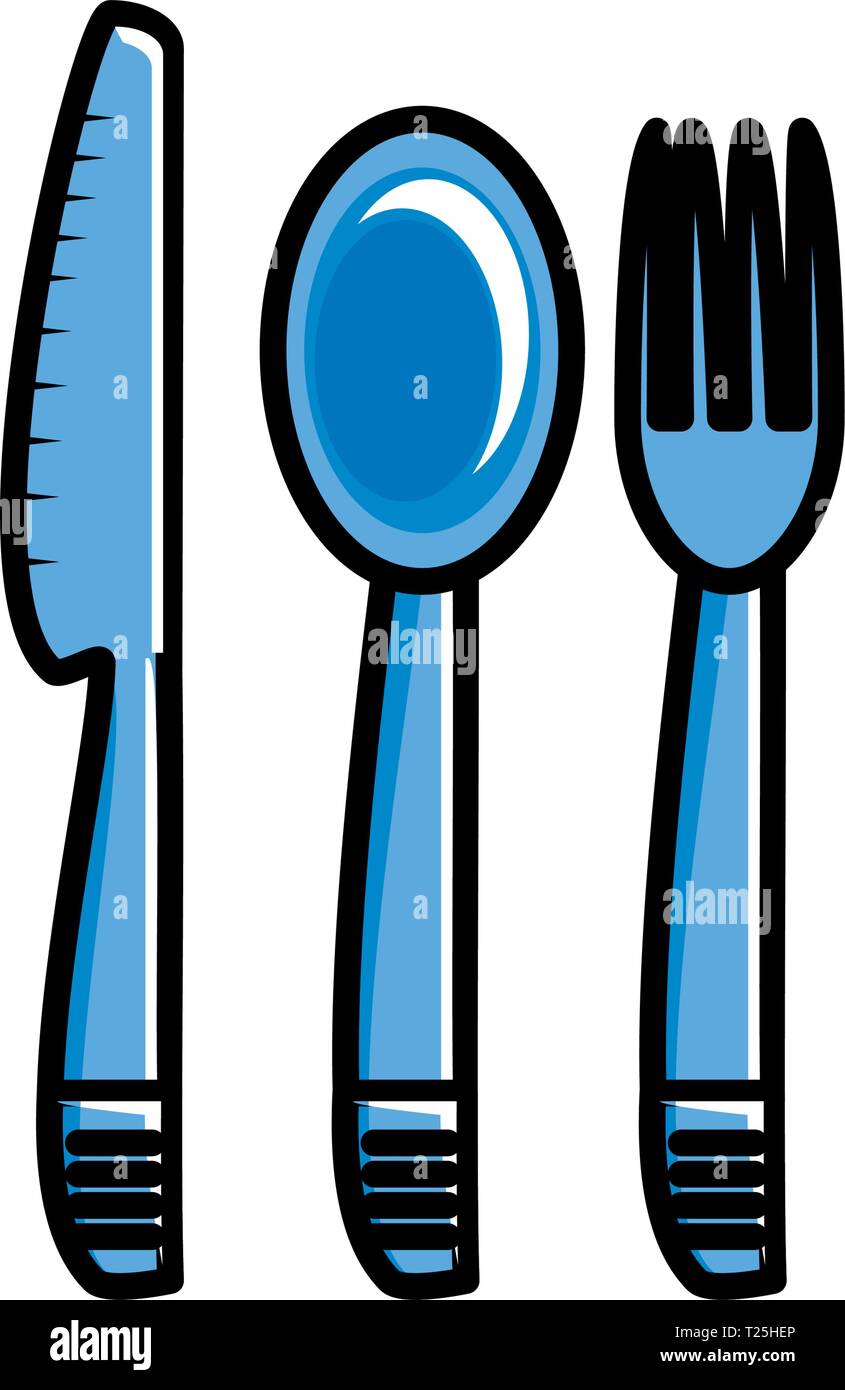 set cutleries isoated icon vector illustration design Stock Vector ...