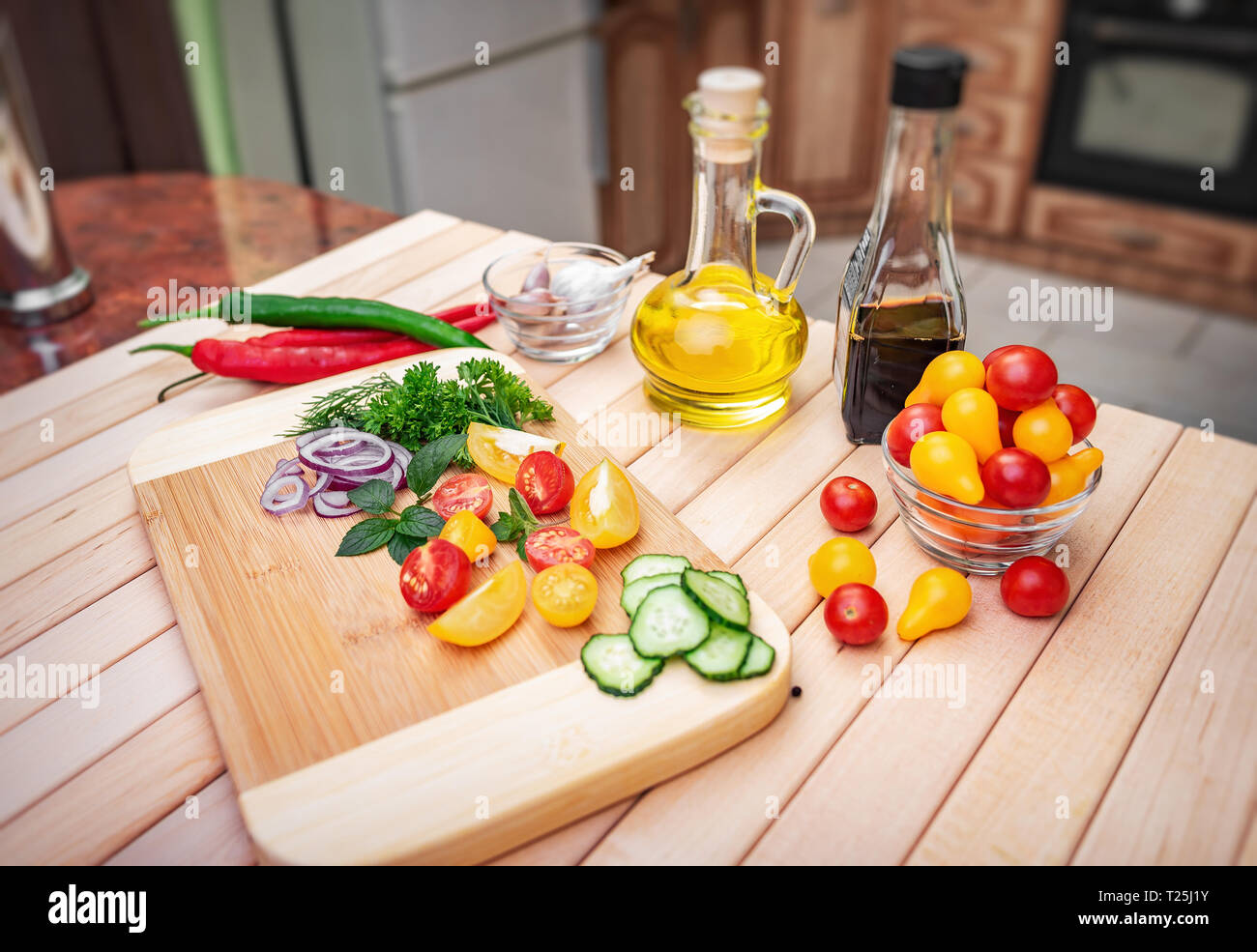 Vegetables prepared for cooking hi-res stock photography and images - Alamy