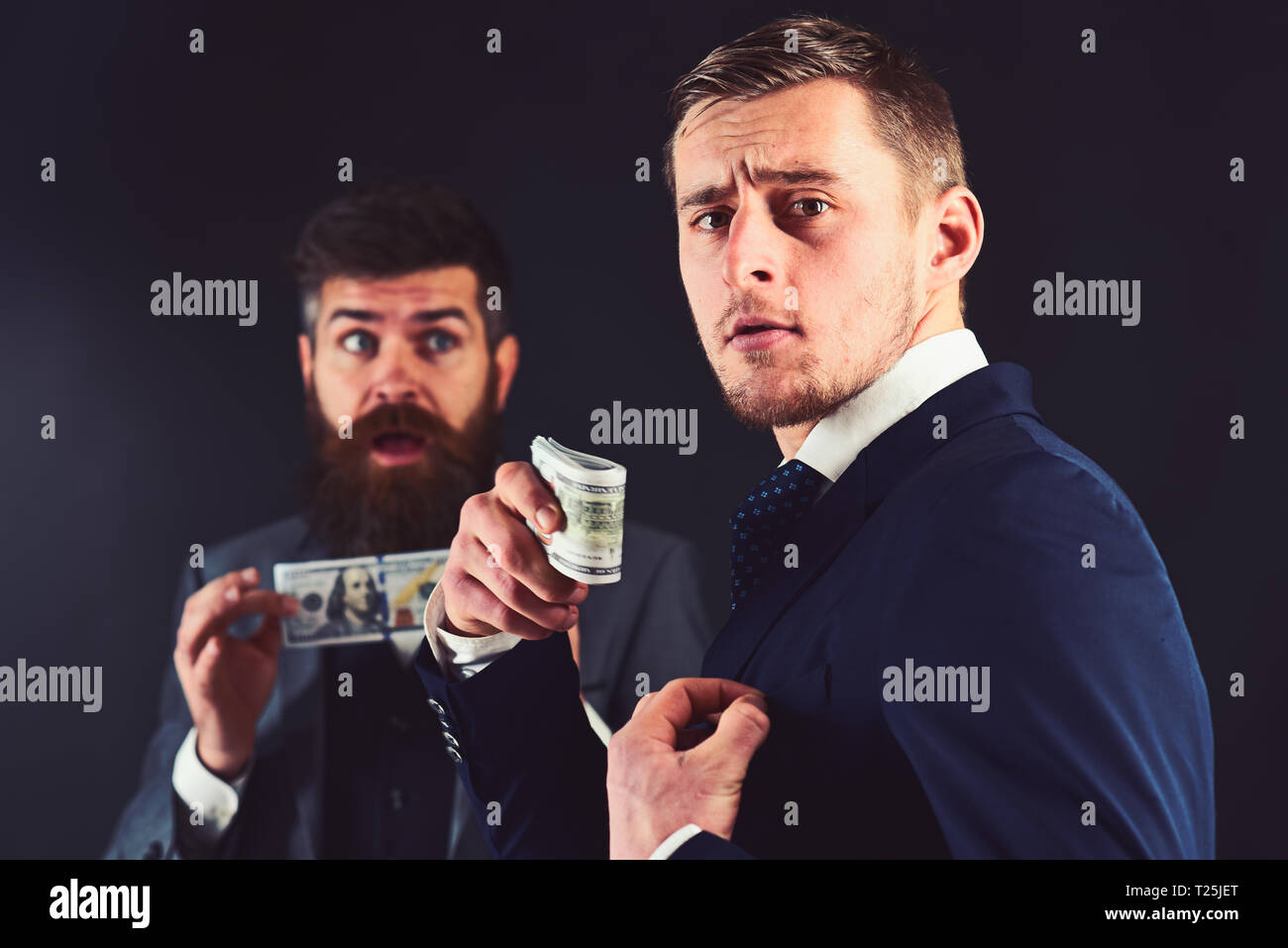 Power is in his hands. Money payment and transactions. Successful ...