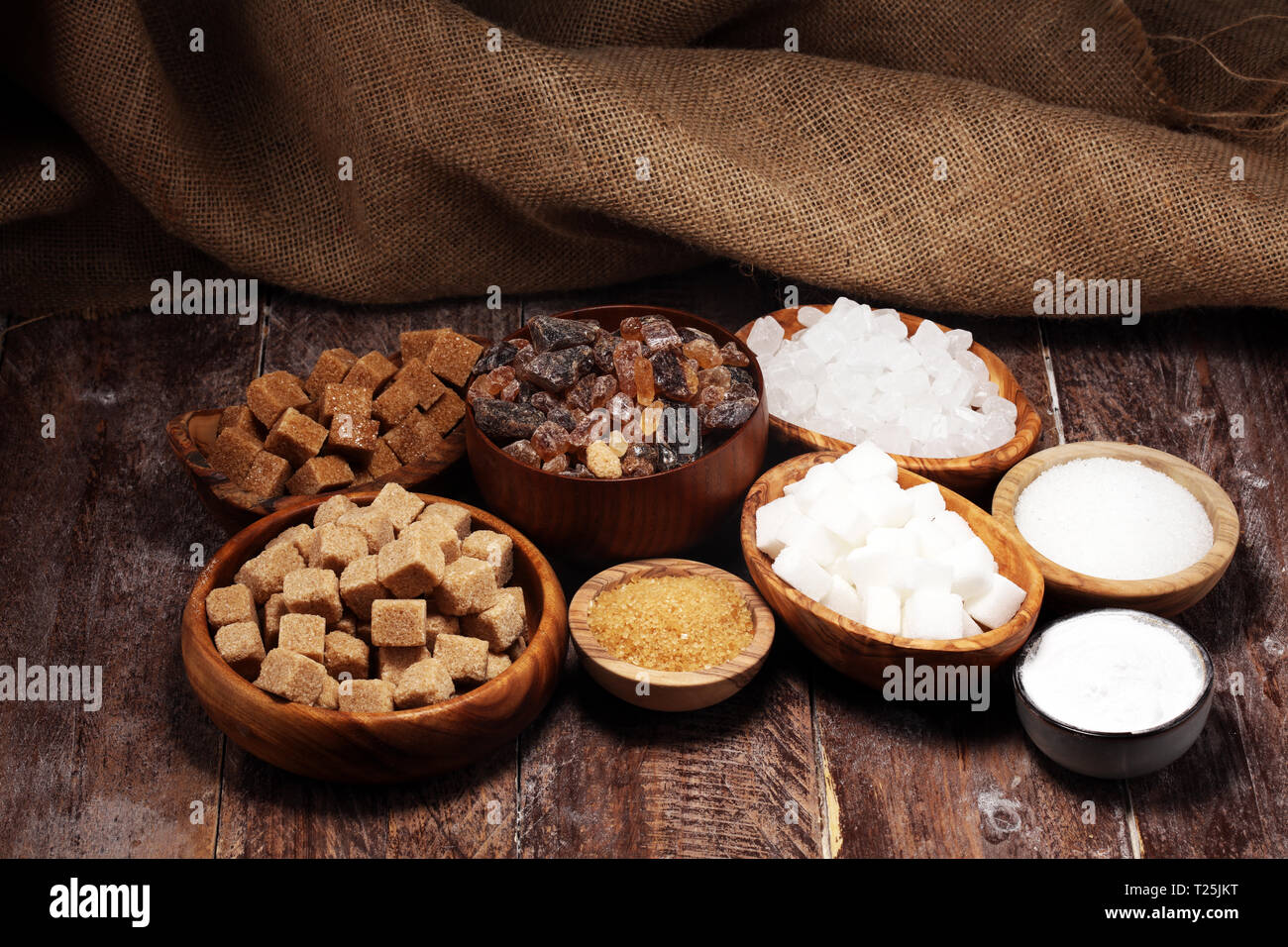 Various sugar types hi-res stock photography and images - Alamy