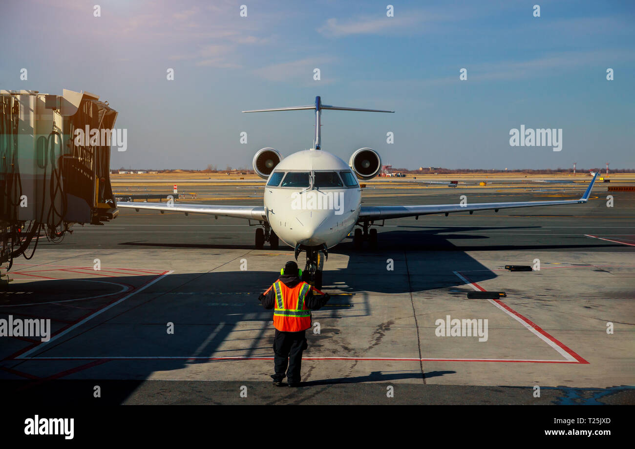 Aircraft ready for boarding aircraft at the International Airport The ...