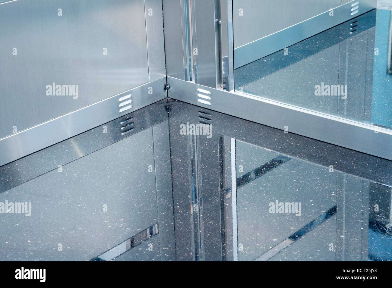 New and modern elevator cabin Stock Photo - Alamy