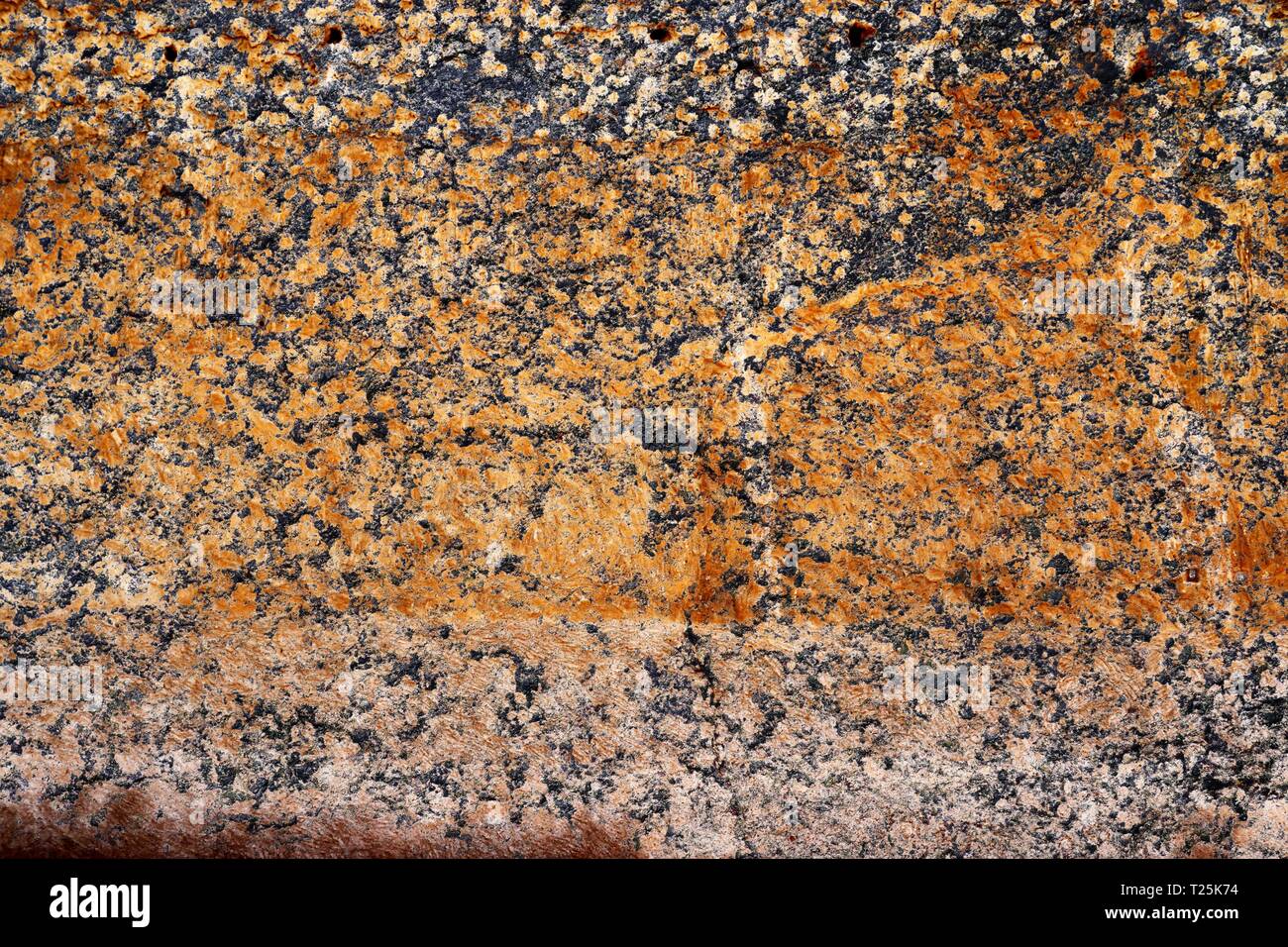 Interesting close up structures of cement and sand stone walls in high ...