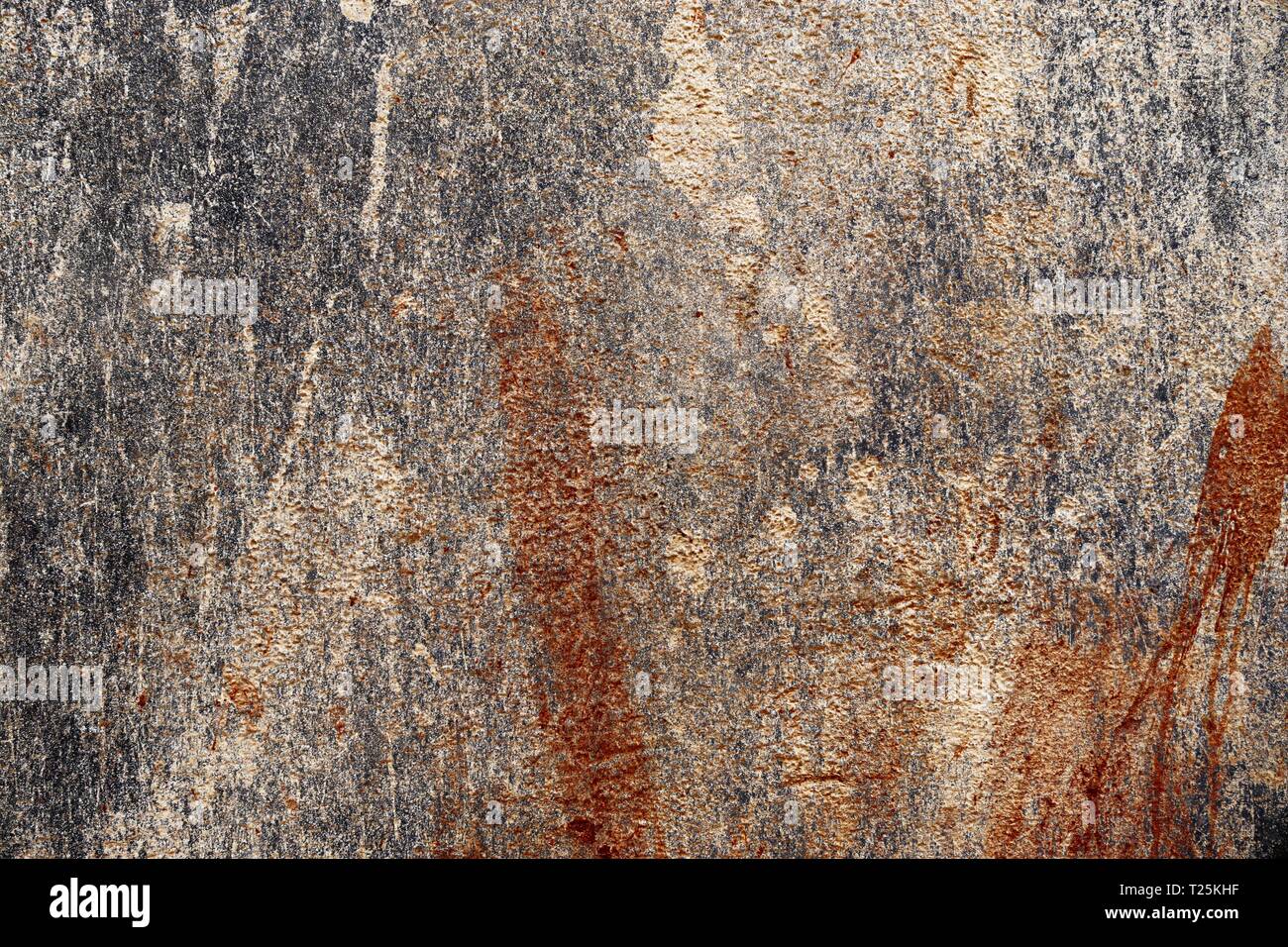 Interesting close up structures of cement and sand stone walls in high ...