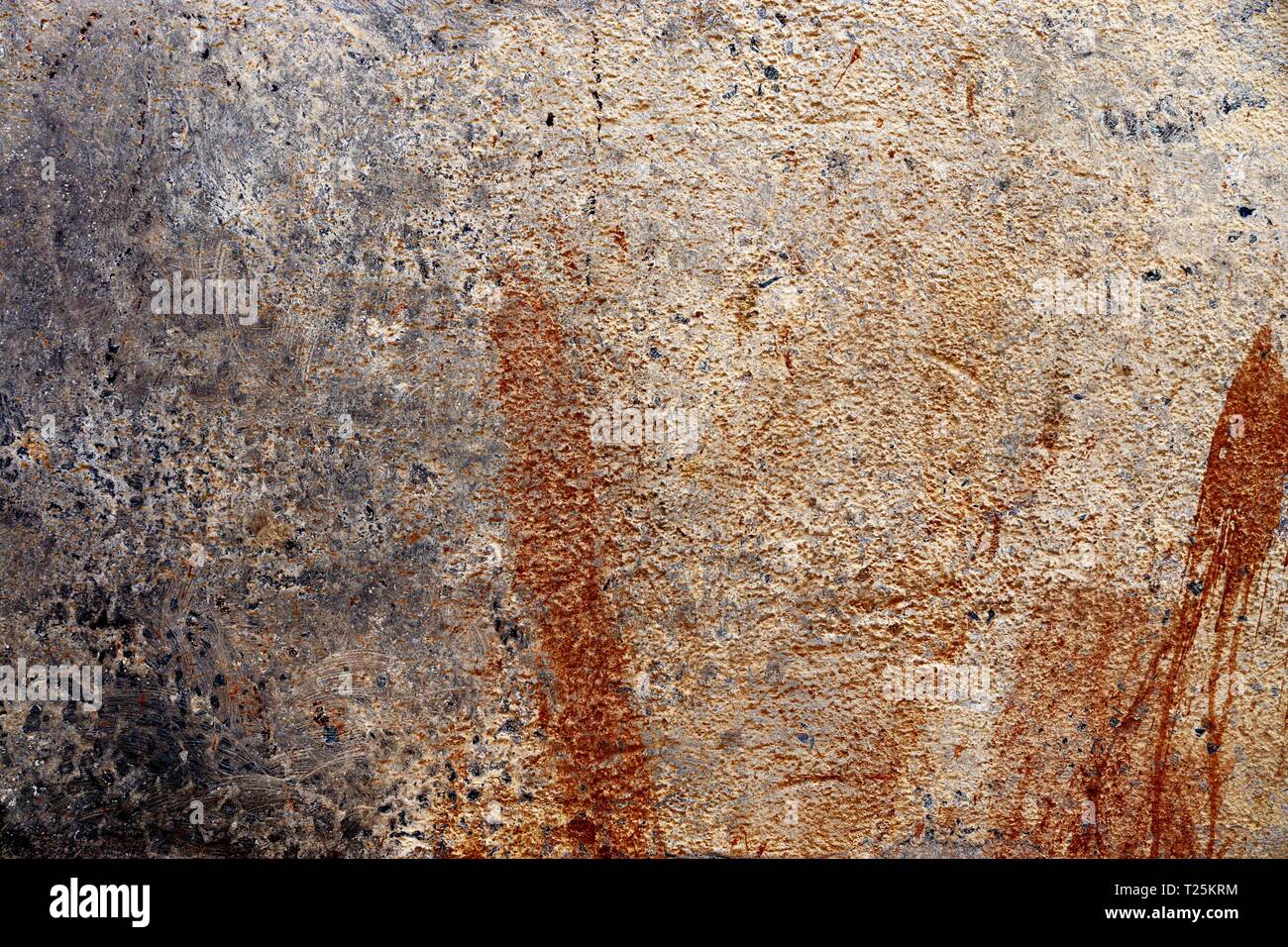 Interesting close up structures of cement and sand stone walls in high ...