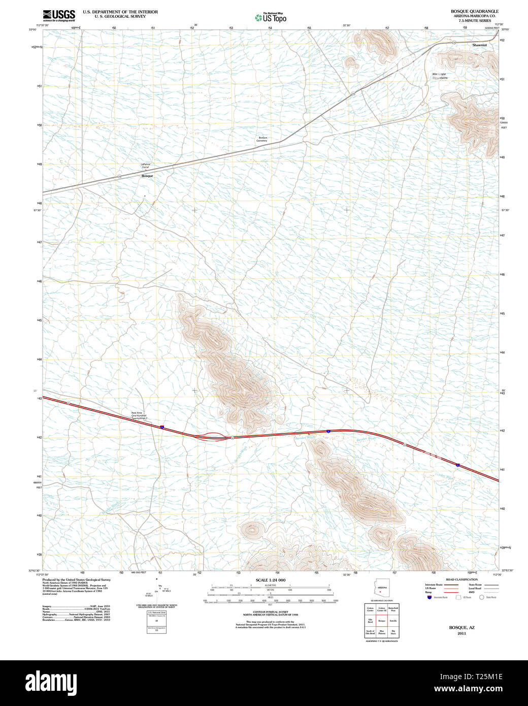 Bosque map hi-res stock photography and images - Alamy