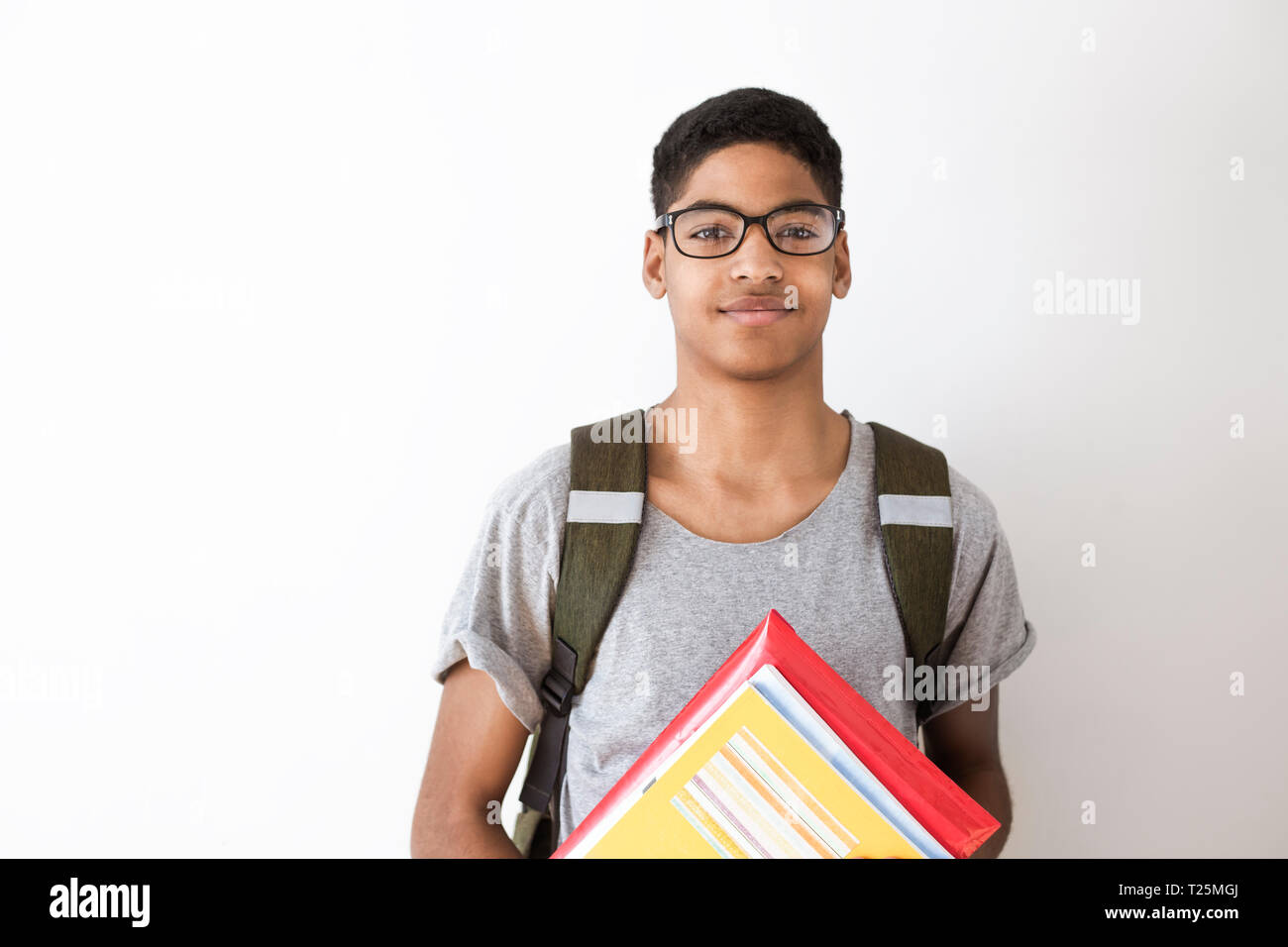 Black guy in glasses hi-res stock photography and images - Alamy