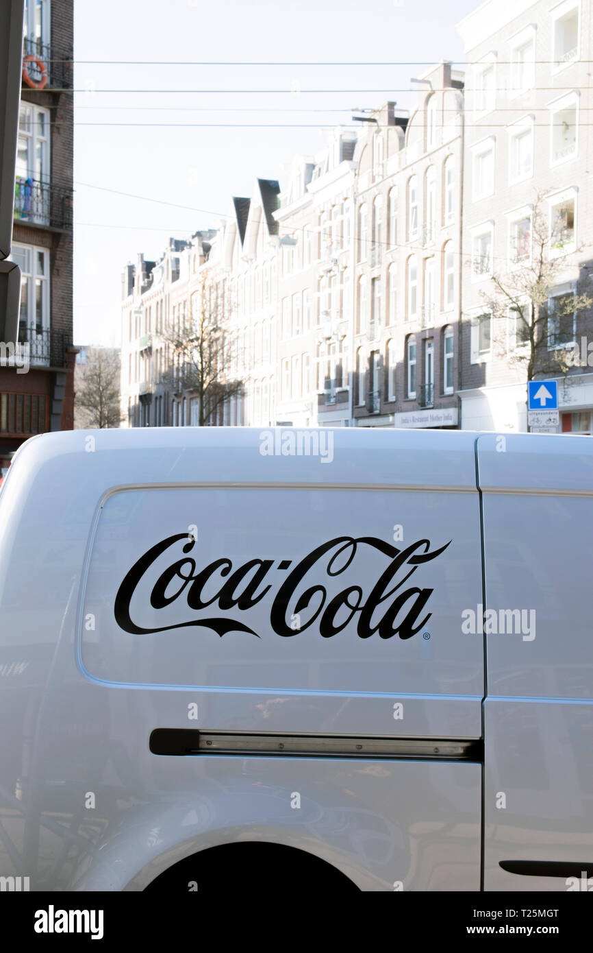 Coca Cola Company Car At Amsterdam The Netherlands 2019 Stock Photo - Alamy