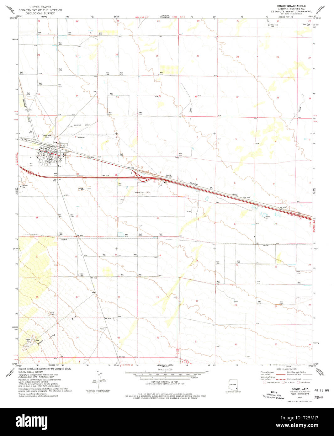 1974 bowie hi-res stock photography and images - Alamy
