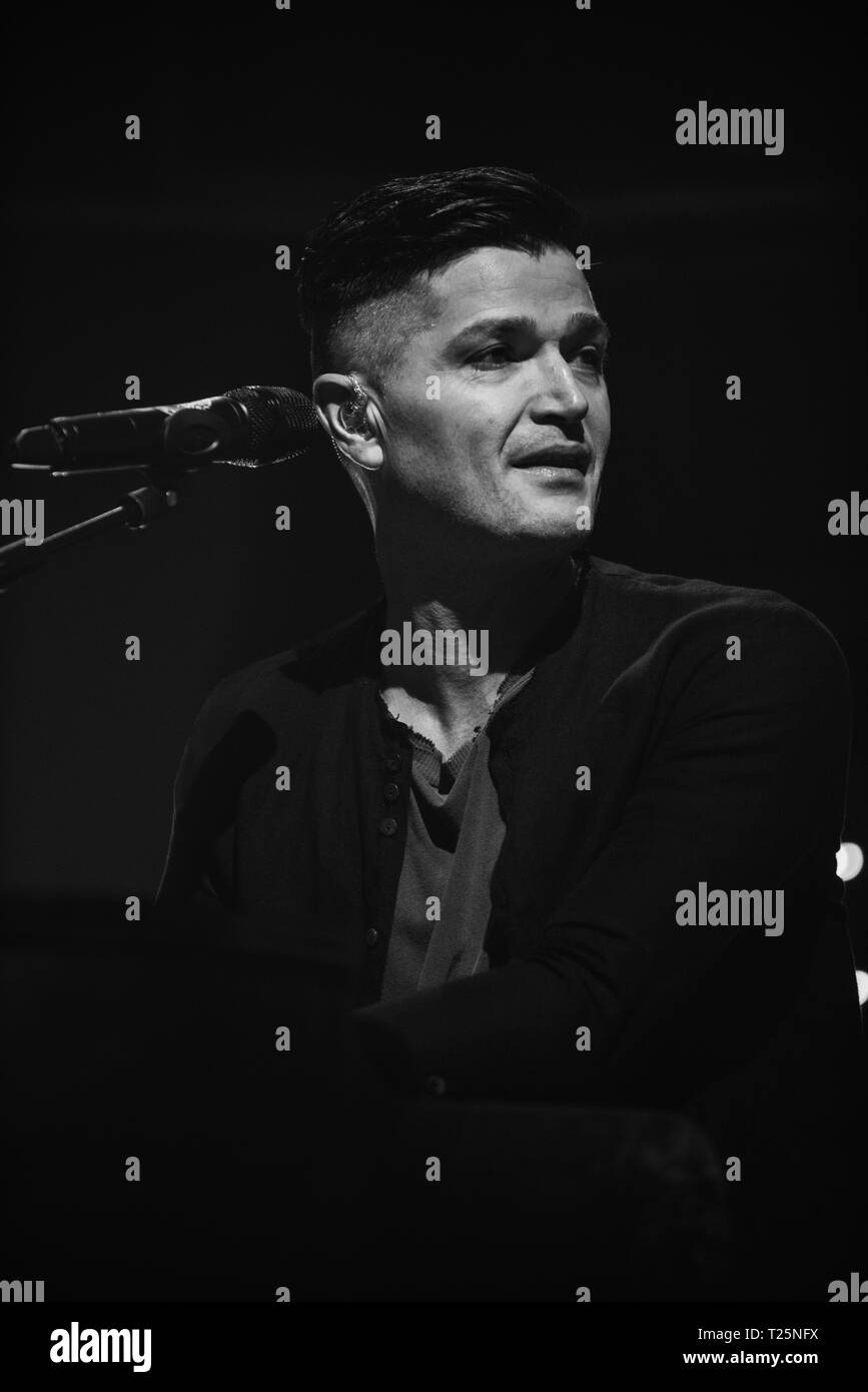 Irish pop rock band The Script perform at Portsmouth Guildhall, UK - 28 ...