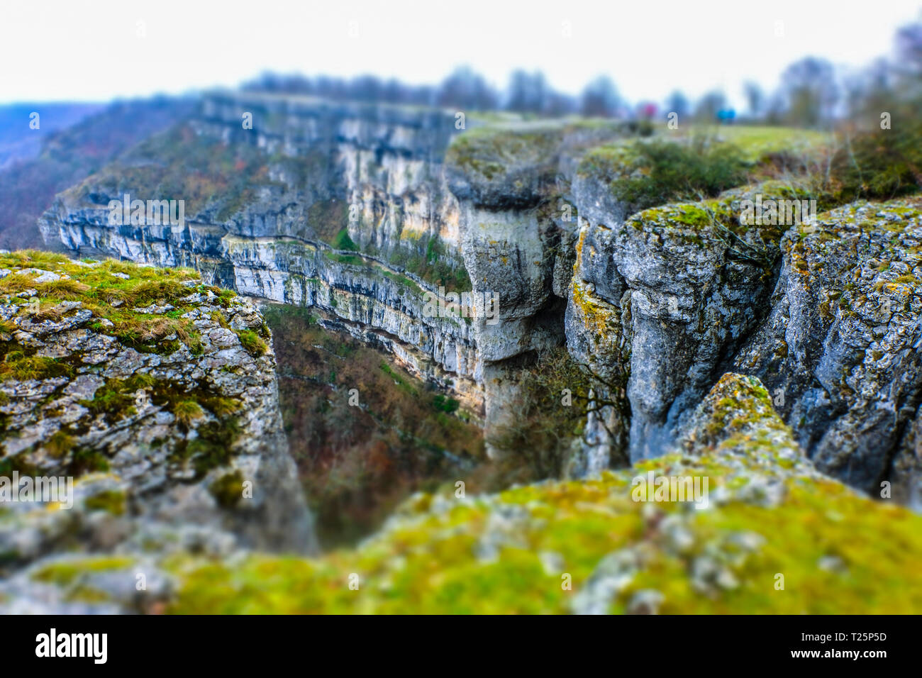 Mountain and cliff landscape Stock Photo - Alamy