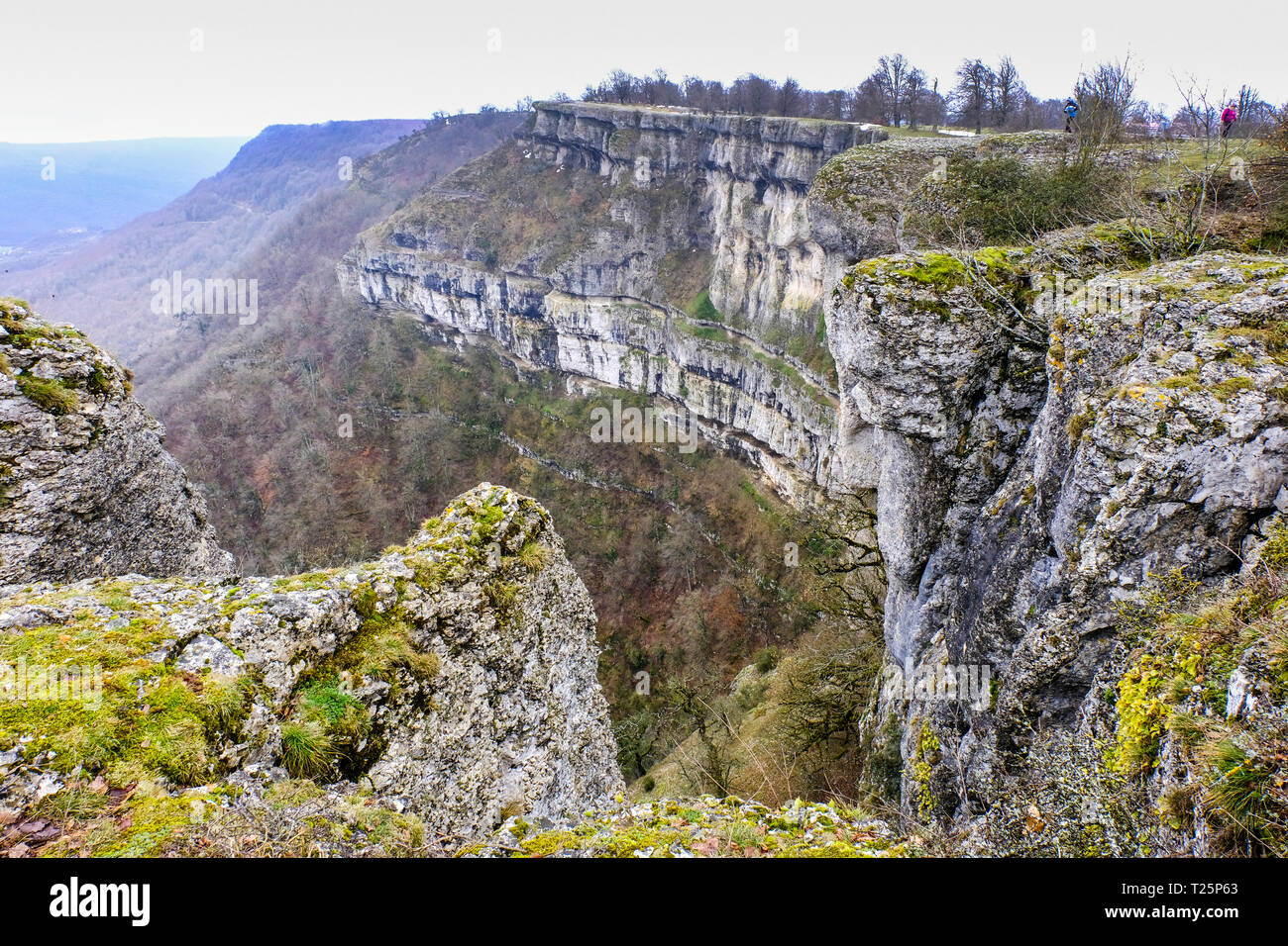 Mountain and cliff landscape Stock Photo - Alamy