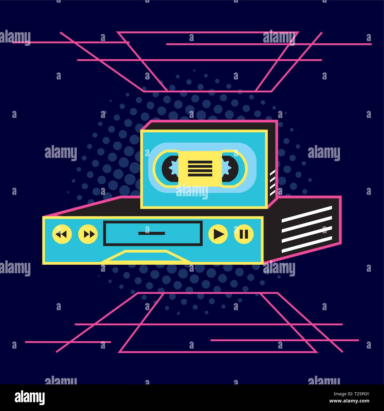 Vhs compact Stock Vector Images - Alamy