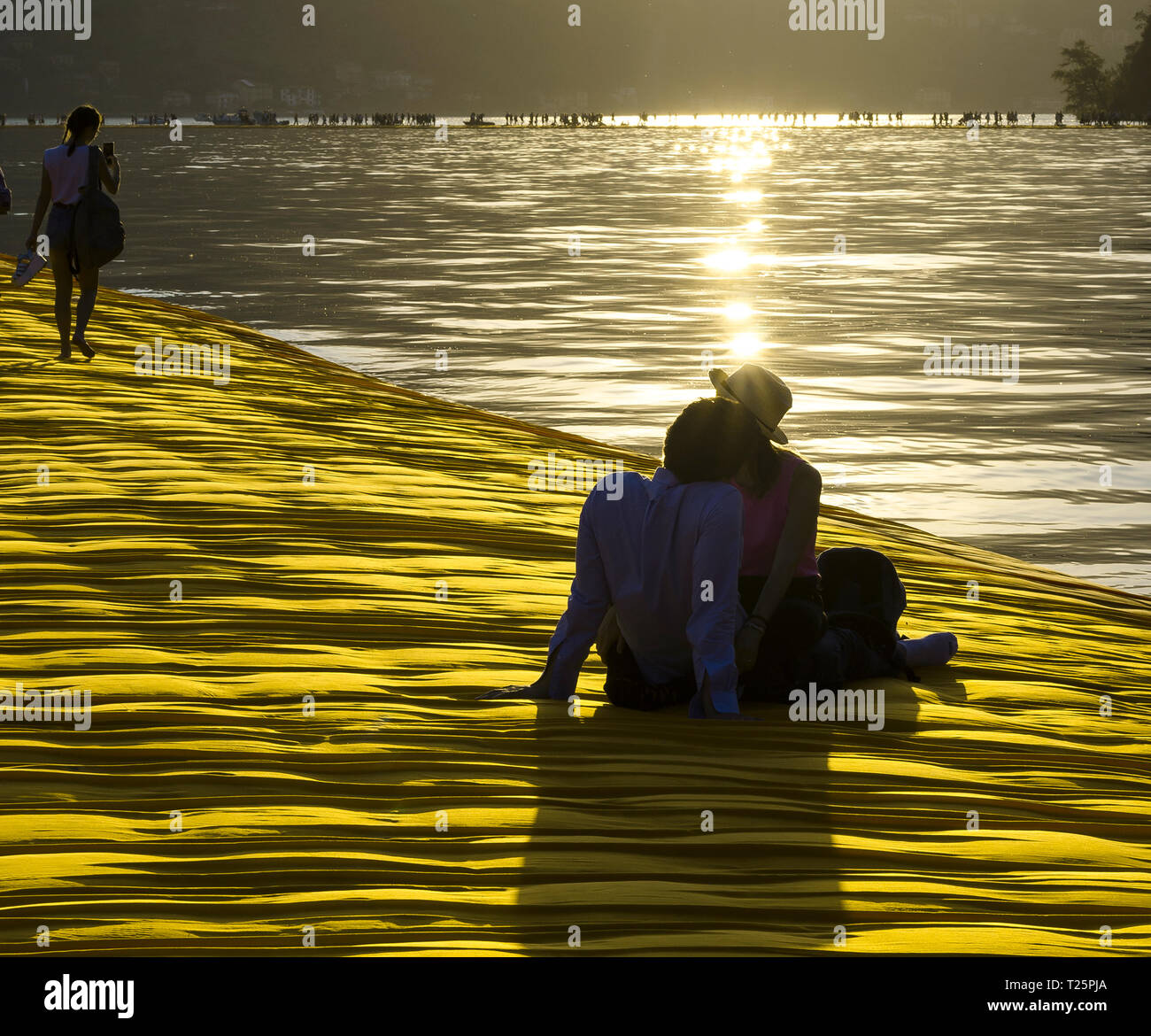 The floating pier hi-res stock photography and images - Alamy