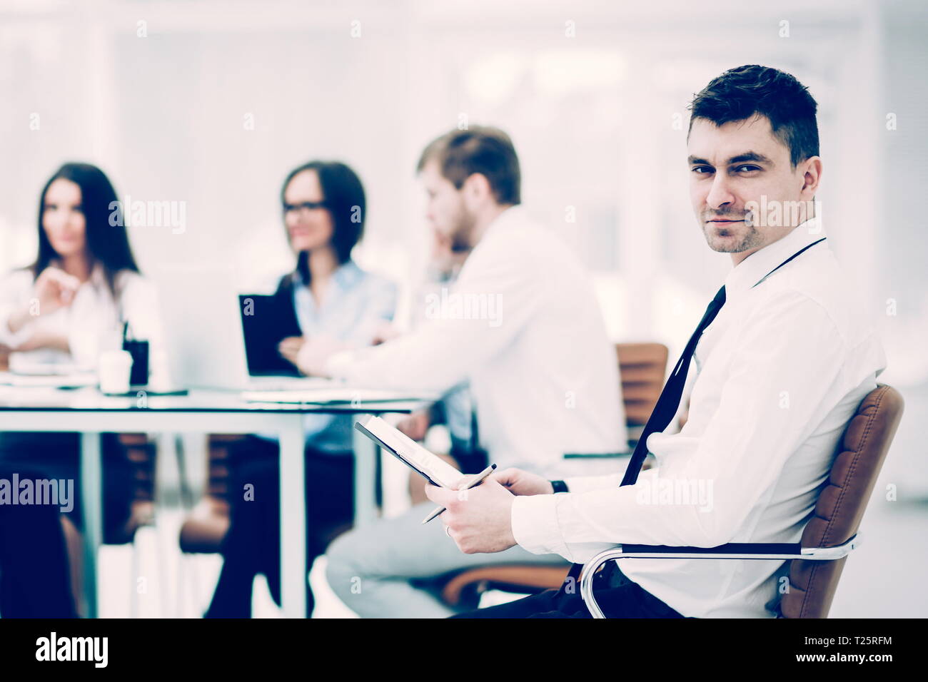 financial Manager background business meeting business partners Stock ...