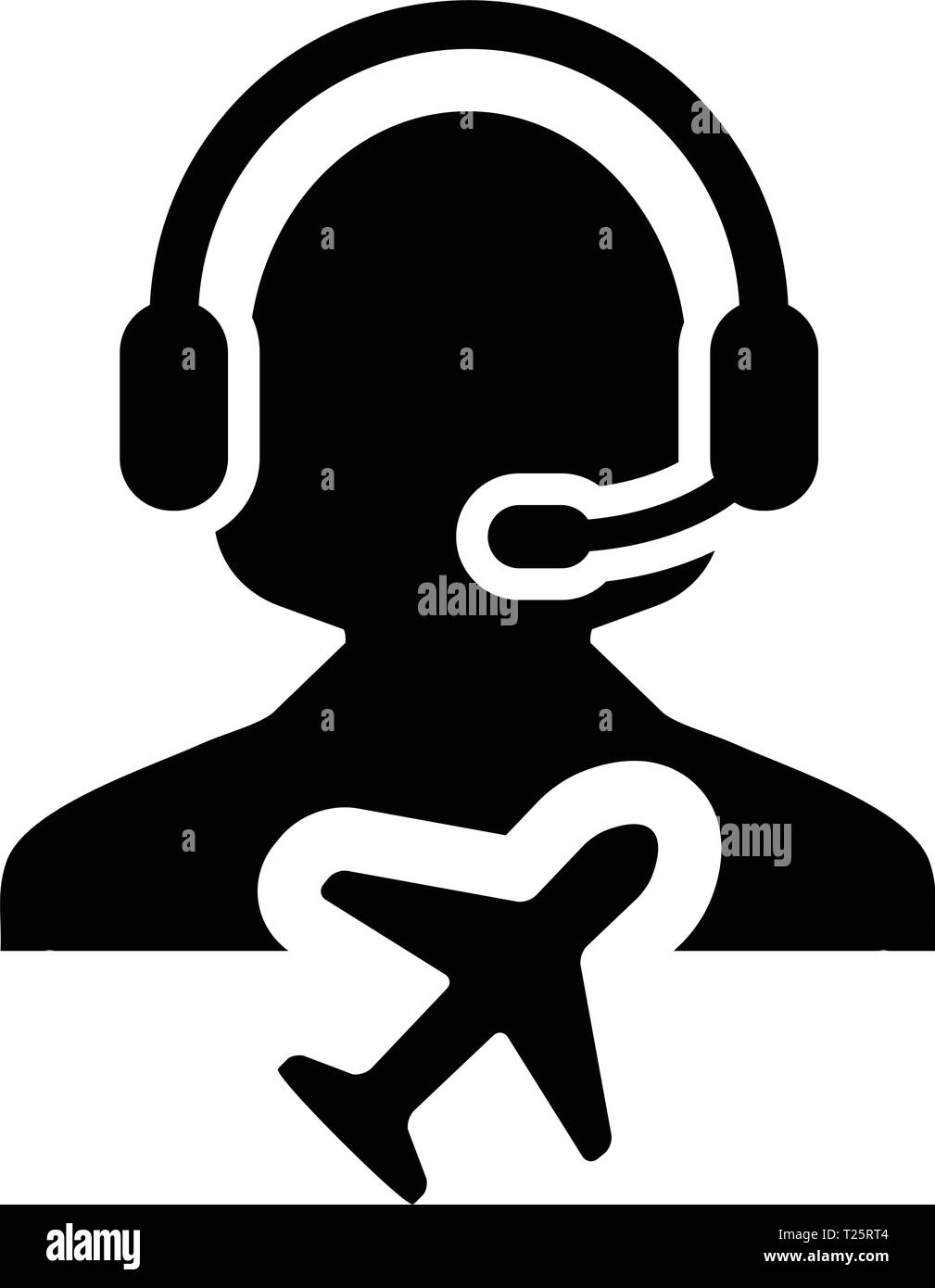 Holiday Customer service icon vector female person profile symbol for ...