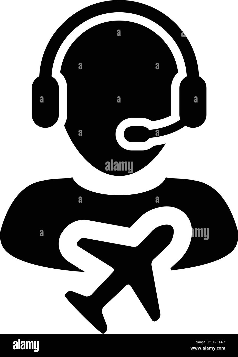 Holiday Customer service icon vector male person profile symbol for ...