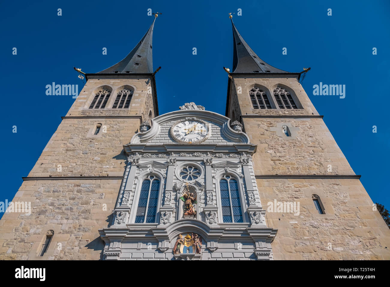 Hofkirche st. leodegar hi-res stock photography and images - Alamy