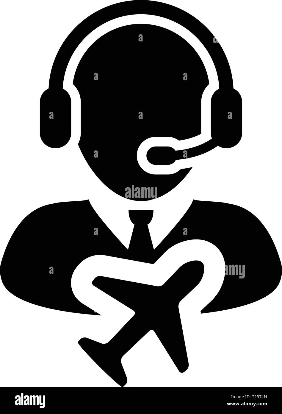 Holiday Customer service icon vector male person profile symbol for ...