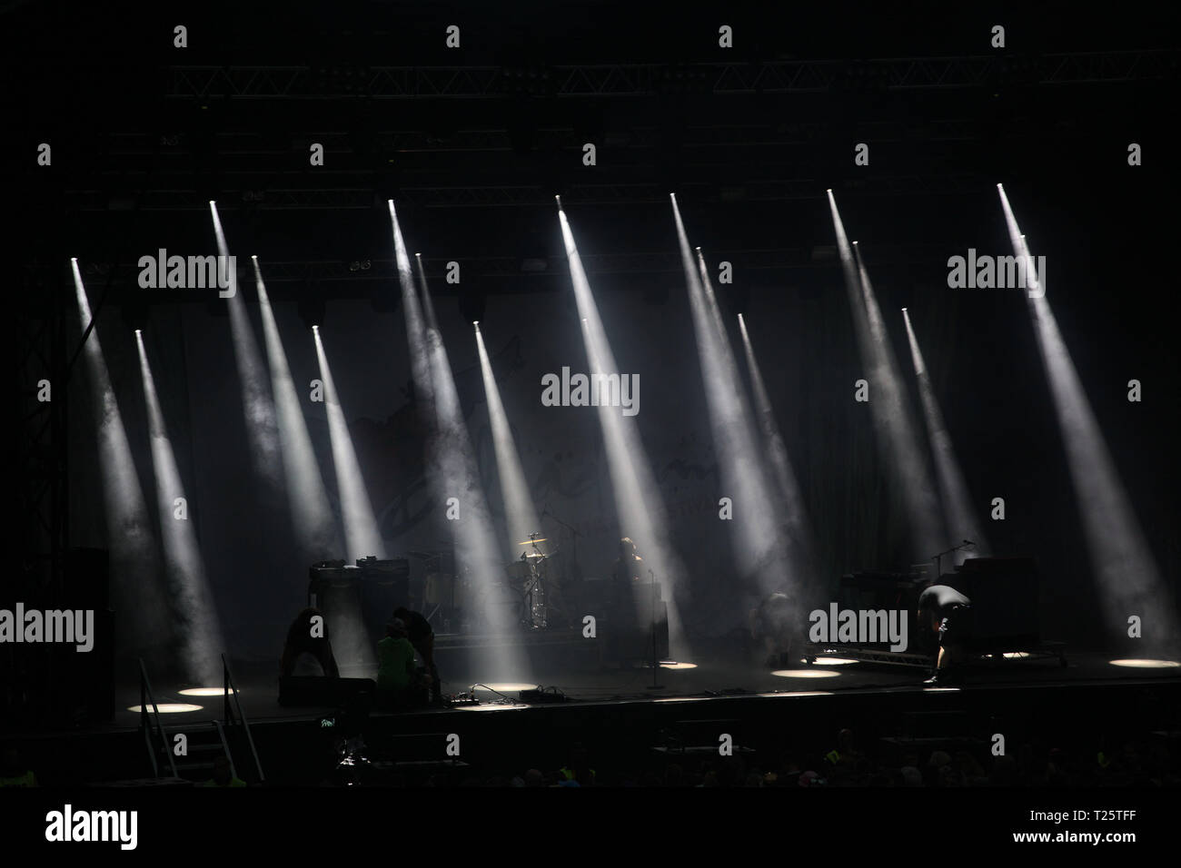 Scottish gig crowd hi-res stock photography and images - Alamy