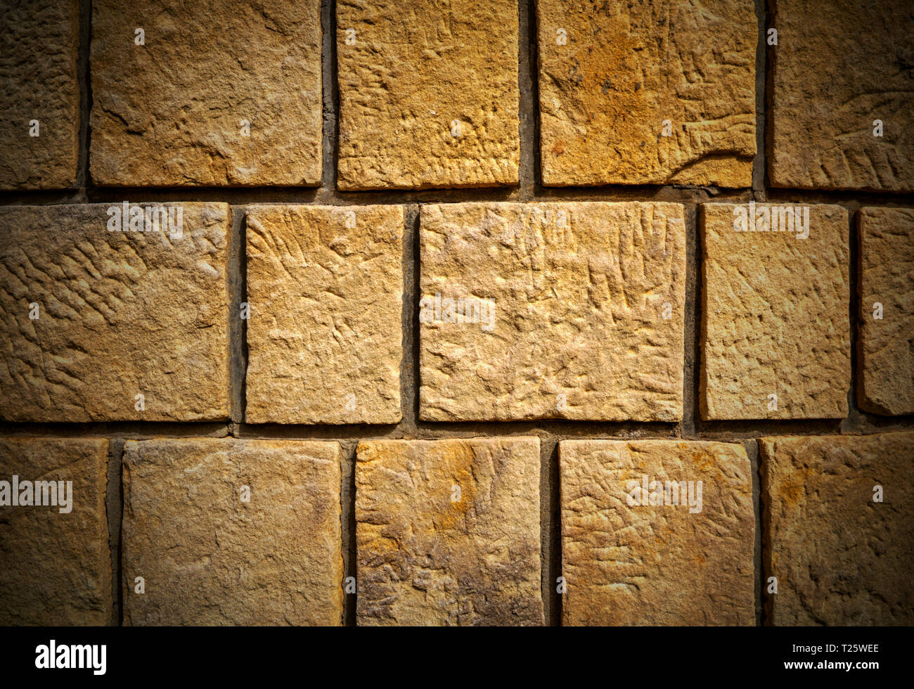Colorful stone wall background Stock Photo - Alamy