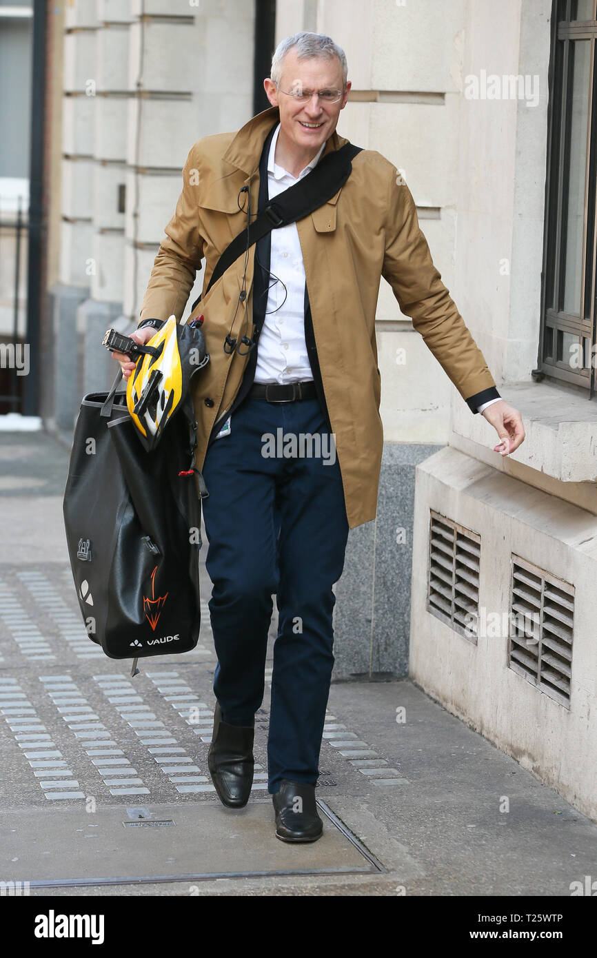 Jeremy Vine arriving at BBC Radio Two Studios for his show - London ...