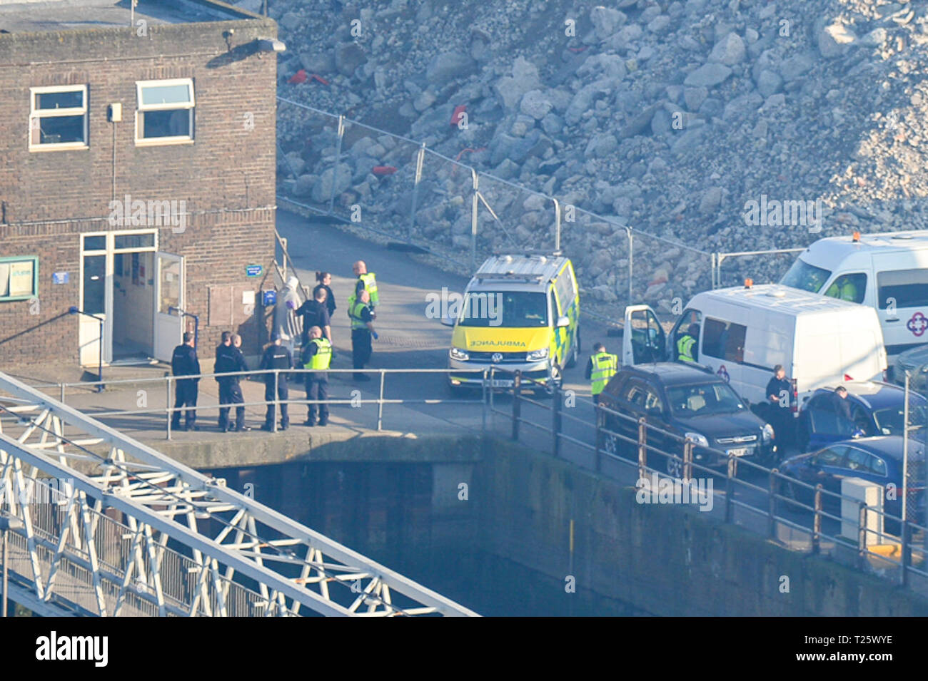 Border Force rescue suspected illegal immigrants in a small RIB that ...