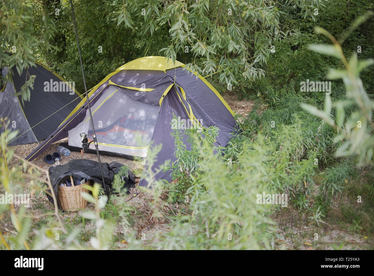 Silver tent hi-res stock photography and images - Alamy