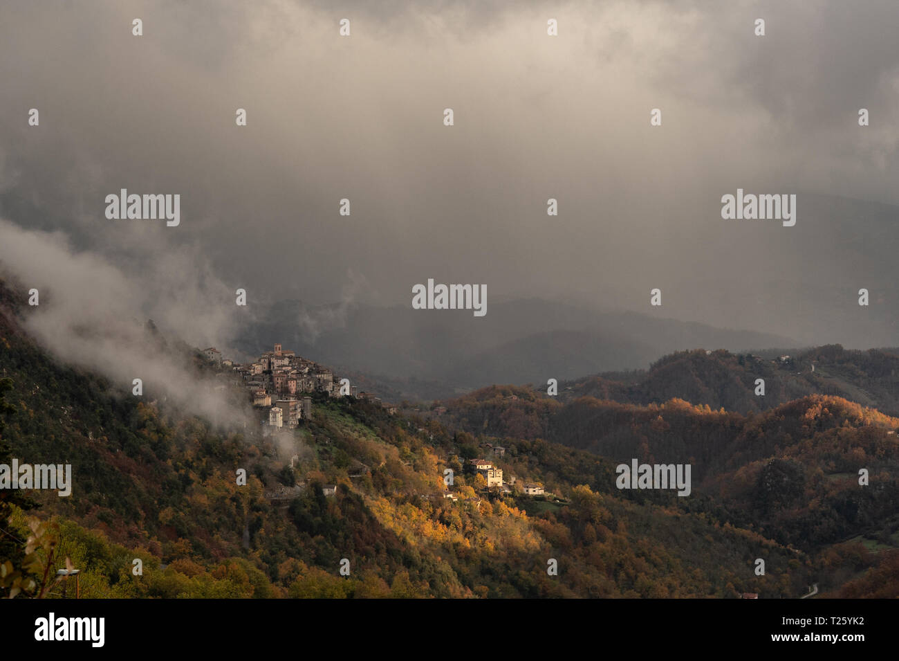 Canterano, Aniene River Valley, Lazio, Italy Stock Photo - Alamy