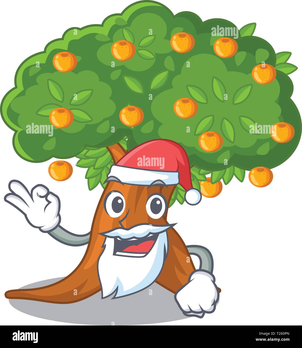 Hanging orange tree citrus fruit Stock Vector Images - Alamy