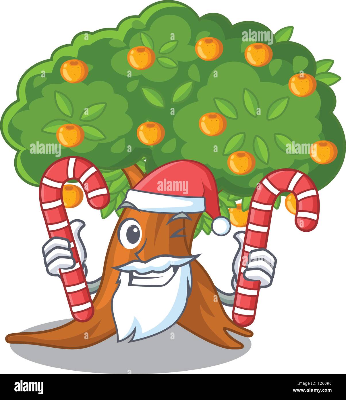 Hanging orange tree citrus fruit Stock Vector Images - Alamy