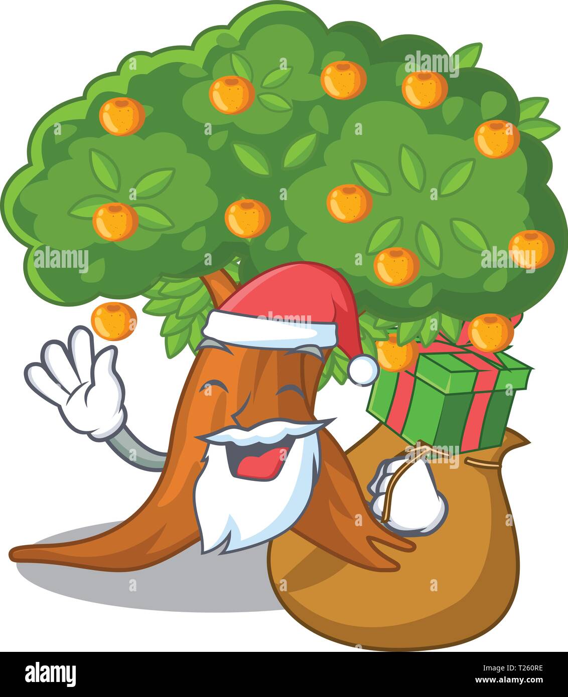 Hanging orange tree citrus fruit Stock Vector Images - Alamy