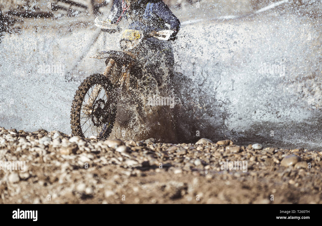 Motorcyclist crosses hi-res stock photography and images - Alamy