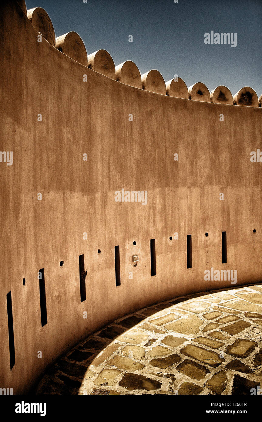 Wall in Oman Stock Photo - Alamy