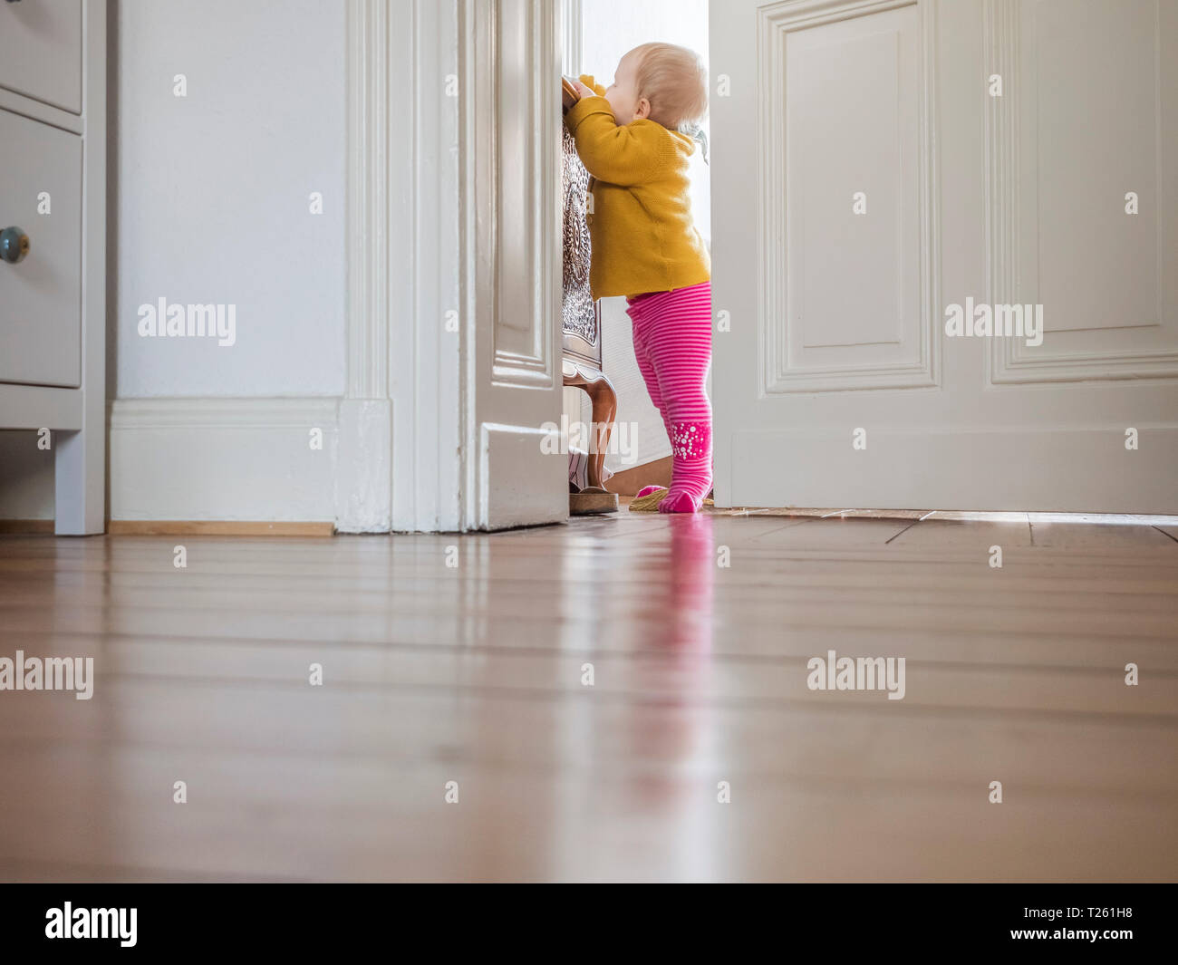 Baby curious hi-res stock photography and images - Alamy