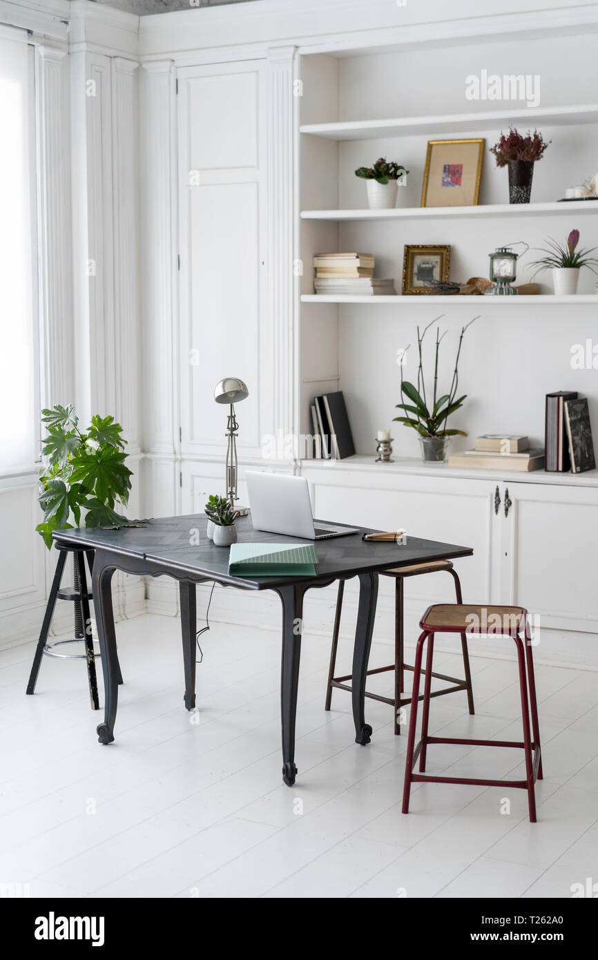 Interior of a modern coworking space Stock Photo - Alamy