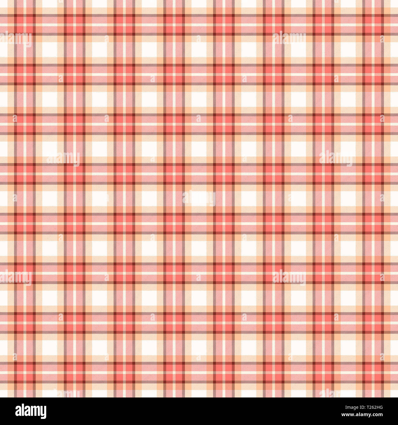 Coral plaid illustration hi-res stock photography and images - Alamy