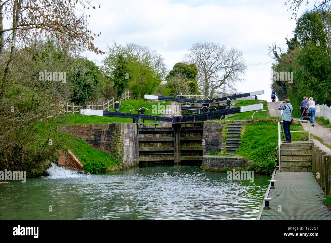 Along the Stroudwater Navigation, a canal near Stroud Glos. Ebley Wharf ...