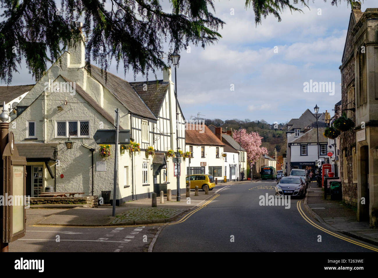 Caerleon, small town on the edge of the city of Newport, Gwent wales UK ...